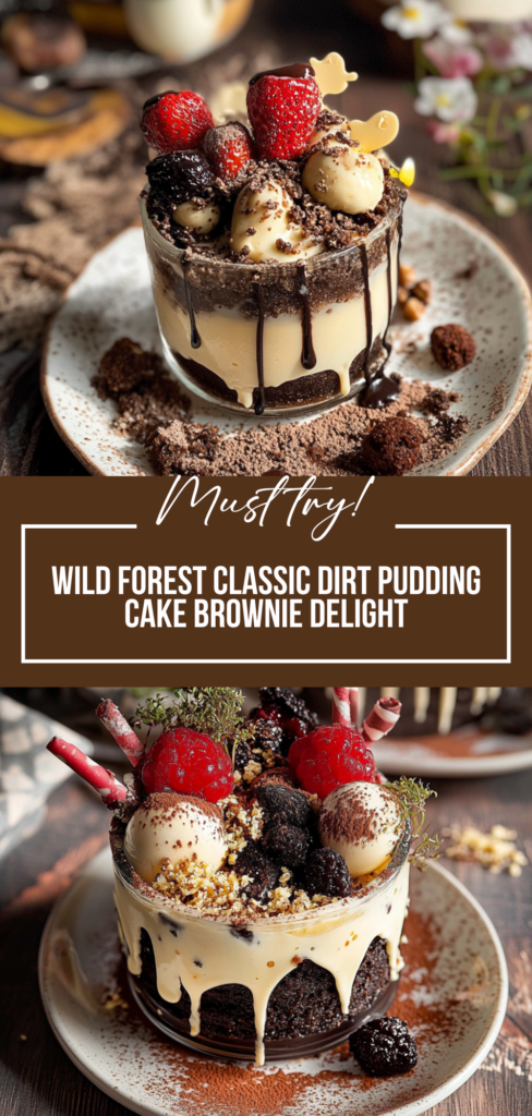 Irresistible Wild Forest Classic Dirt Pudding Cake Recipe - The Only Pets